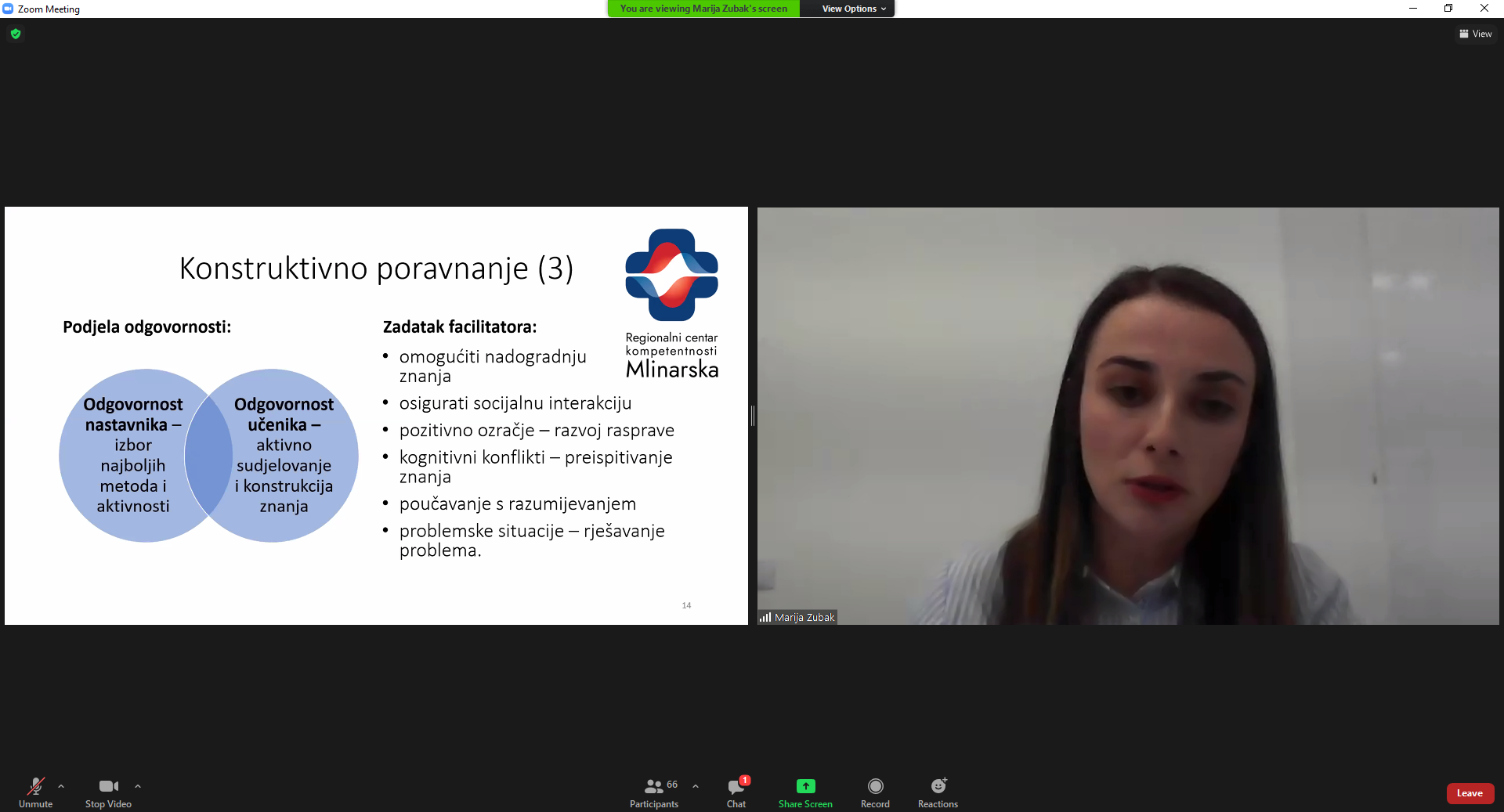 Ishodi učenja u strukovnom obrazovanju i obrazovanju odraslih - RCK Mlinarska